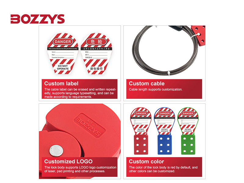 Verrouillage universel par câble avec câble en acier enduit de PVC de 4 ...
